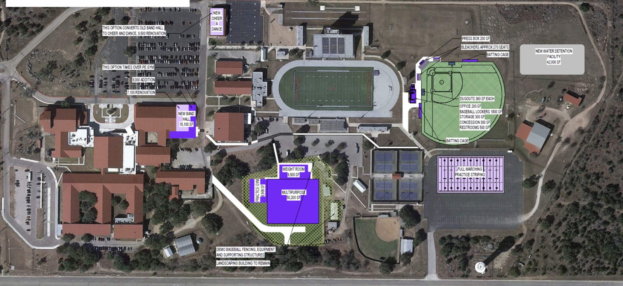Marble Falls ISD pauses athletic facilities construction - Texas Chalk Talk