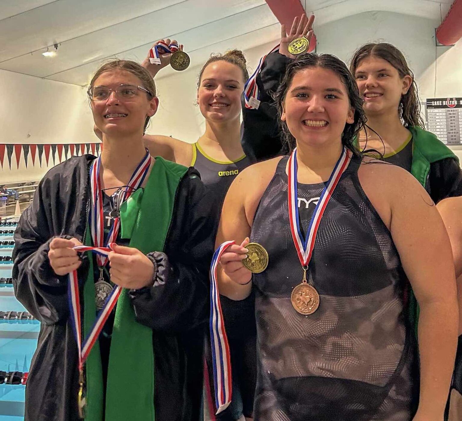 Burnet boys swimming finishes second at district meet - Texas Chalk Talk